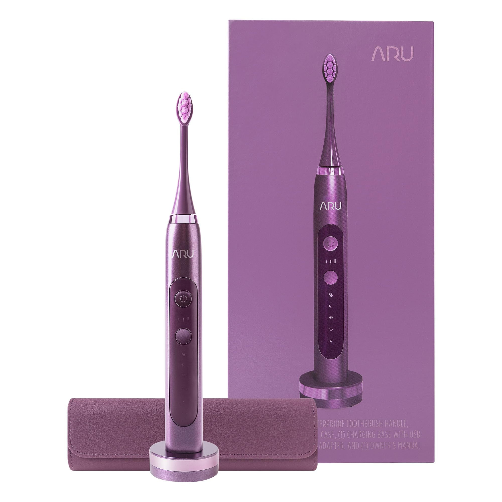 ARU Sonic Toothbrush Starter OIF8 Kit with Customizable Modes 2 Minute ...