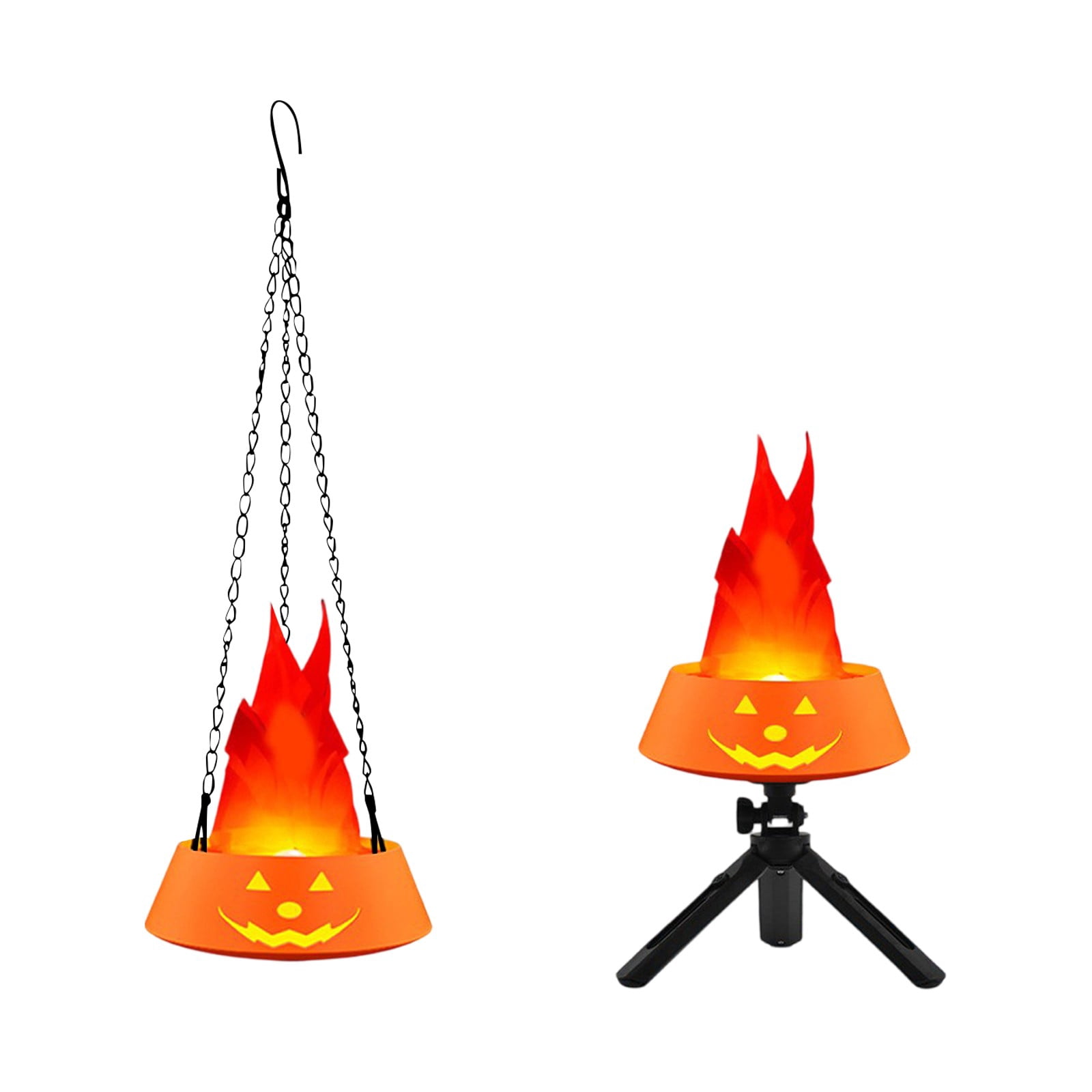 ARUTOOY Halloween LED Fake Fire Flame Simulated Flame Effect Light ...