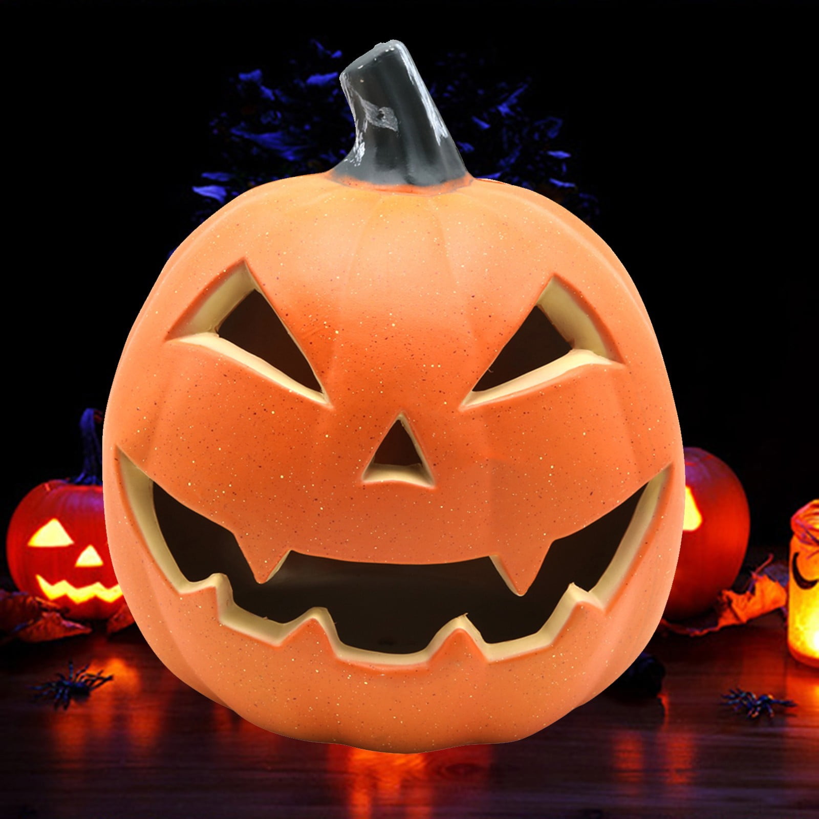 ARUTOOY Halloween Pumpkin Lantern, Light up Jack O Lantern Pumpkin ...