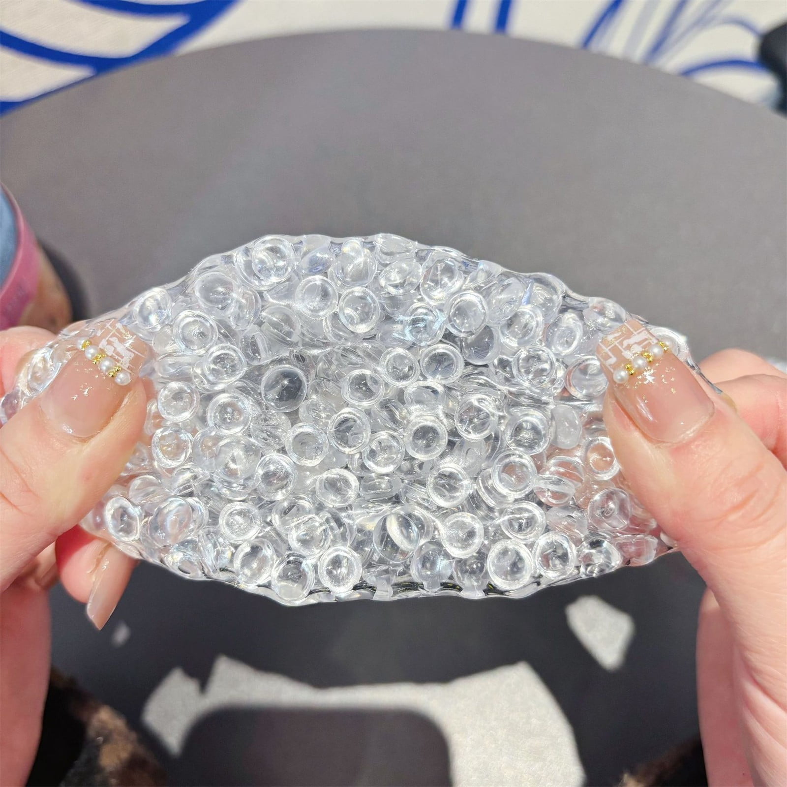 ARUTOOY Handmade Popping Beads Noisy Squishy Ball, Shapeable Vacuum ...