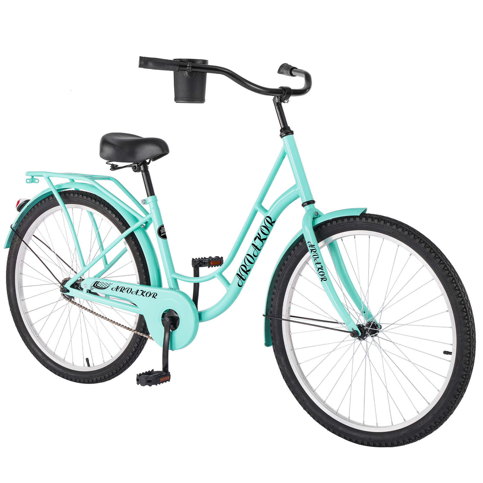 Wonder Wheels 26 In. Beach Cruiser Coaster Brake Stainless Steel Spokes ...