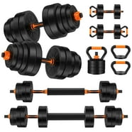 25 lb Dumbbells, Seizeen Single Adjustable Dumbbells Set, Free Weights ...