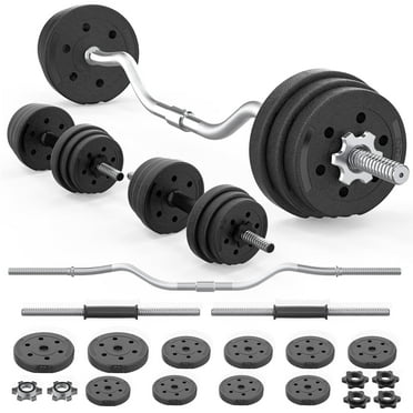 Yes4All Old School Adjustable Dumbbell Set with Weight Plates, Star ...