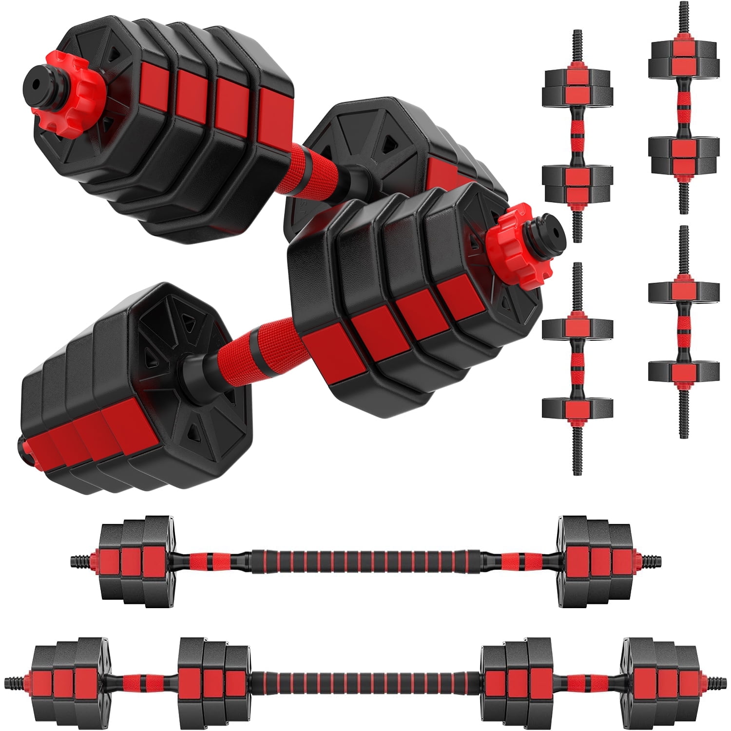 ARVAKOR 66LB Adjustable Dumbbells Set, Weight Plate with Connector Used ...