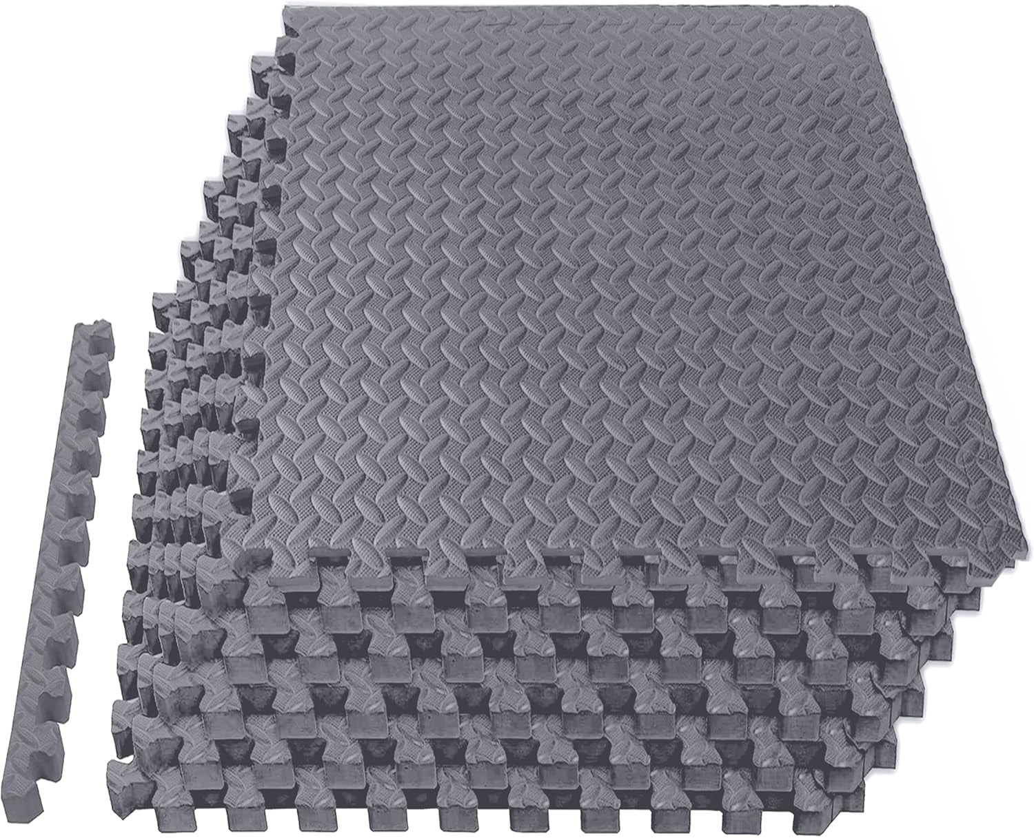 ARVAKOR Extra Thick Puzzle Exercise Mat, EVA Foam Interlocking Tiles ...