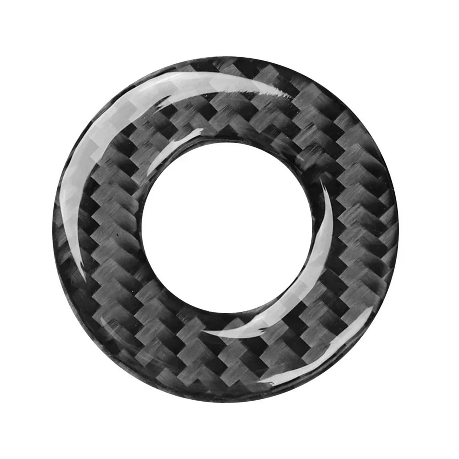 ARWOHS Carbon Fiber Engine Ignition Switch Ring Trim, Fits for Toyota ...