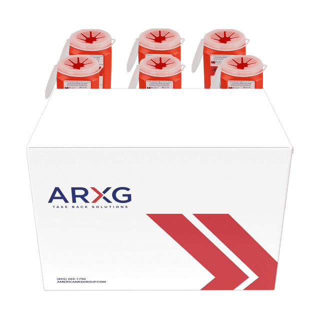 ARXG Sharps Mail Back and Destruction Kit for Safe Sharps Disposal - Professional and Personal ...