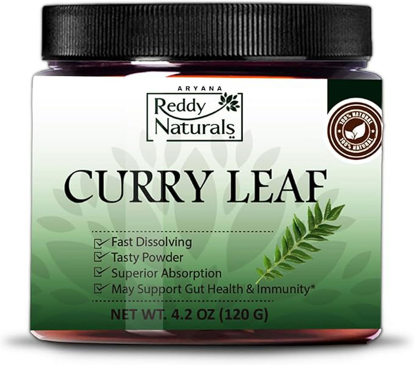 ARYANA Curry Leaf Powder Supplement - Supports Digestion, Gut, Hair ...