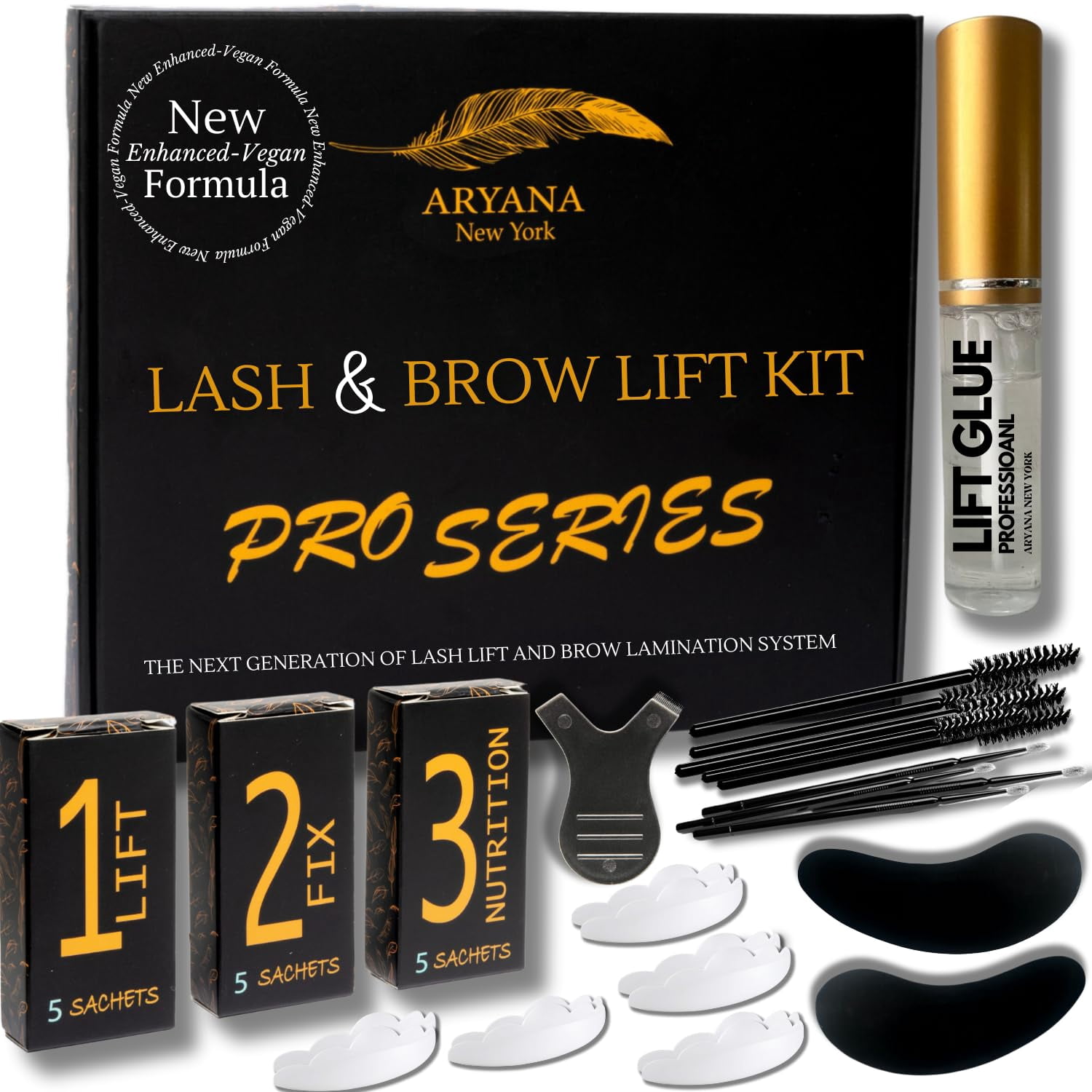 ARYANA NEW YORK Lash AIF9 Lift And Brow Lamination Kit - Professional ...