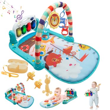 Beavtaens Baby Play Mat for Floor, 50x50 Playpen Mat with Super Soft ...