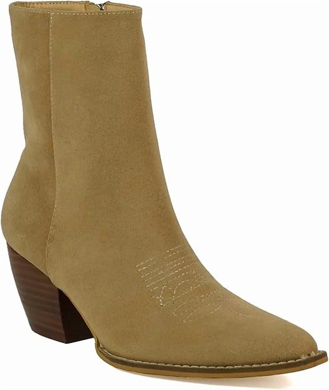 ARiderGirl Fancy Women's Fashion Western Cowboy Booties Embroidery Snip ...