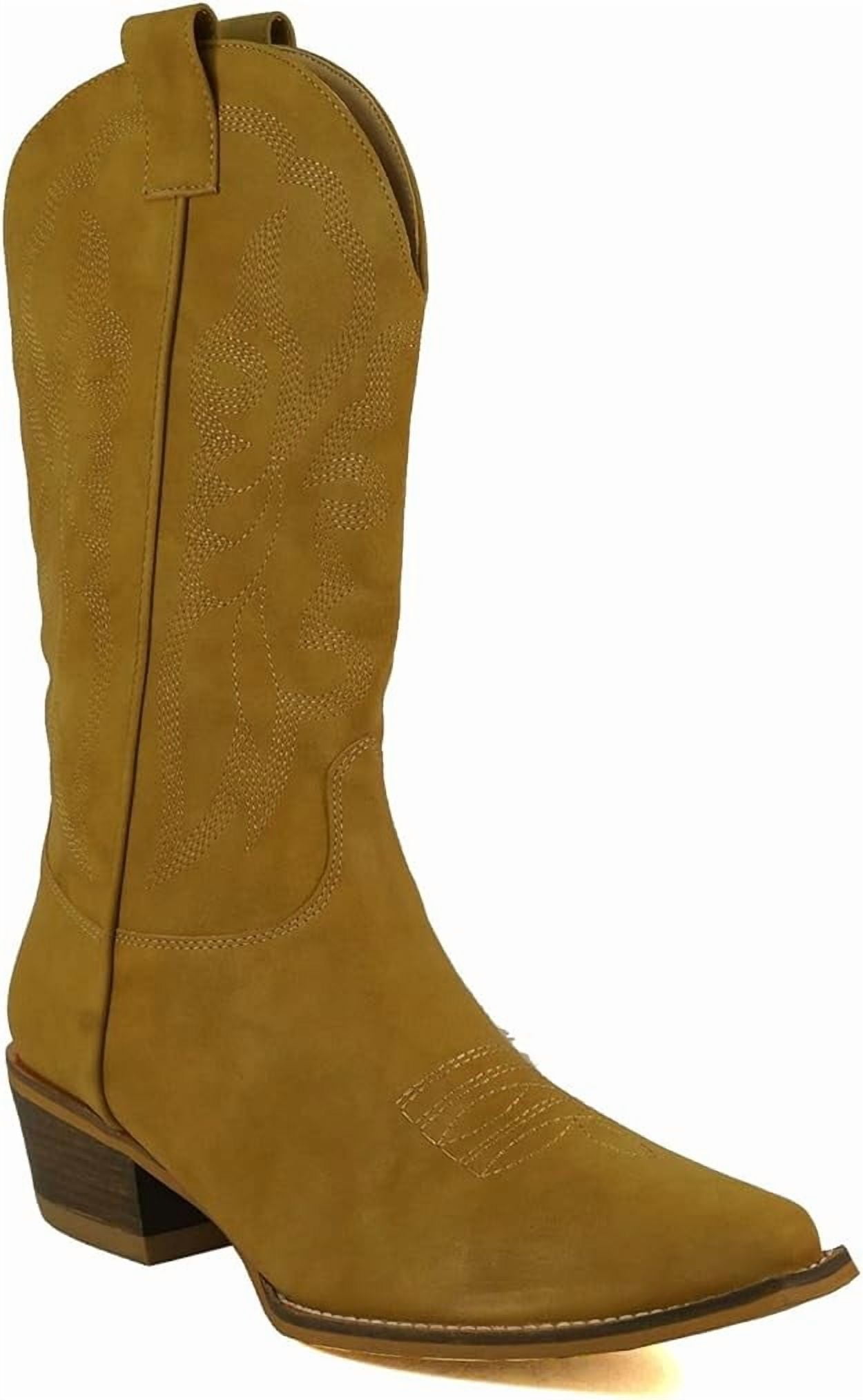 ARiderGirl Summer Women's Embroidered Western Cowboy Cowgirl Leather ...