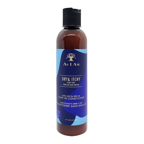 AS I AM Dry & Itchy Scalp Care Olive and Tea Tree Oil Leave-In ...