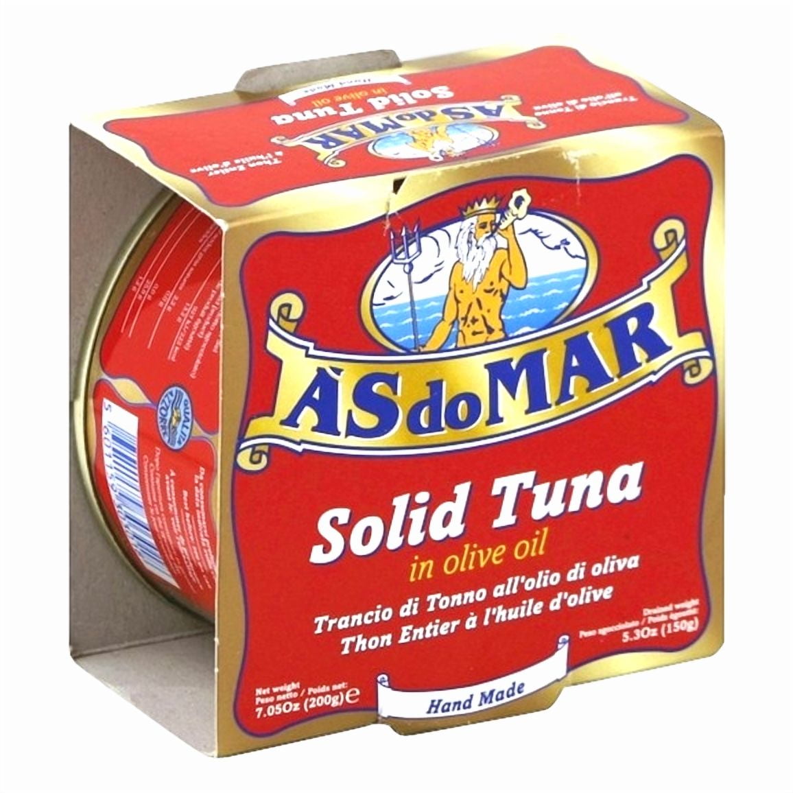 AS do MAR Solid Tuna Fish in Olive Oil - 7.05 oz - Walmart.com