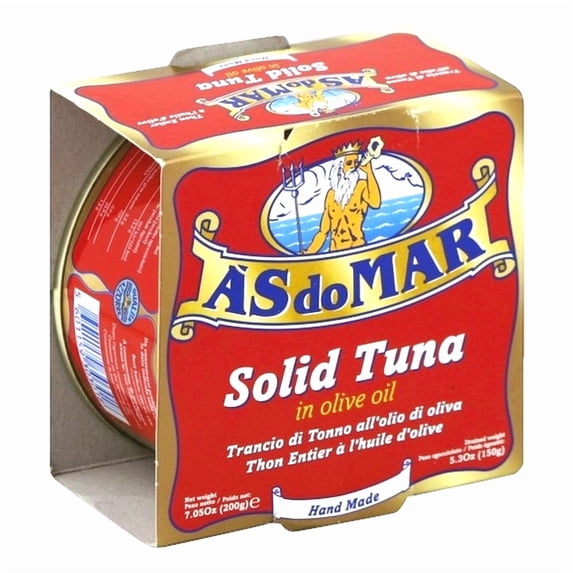 AS do MAR Solid Tuna Fish in Olive Oil - 7.05 oz - Walmart.com