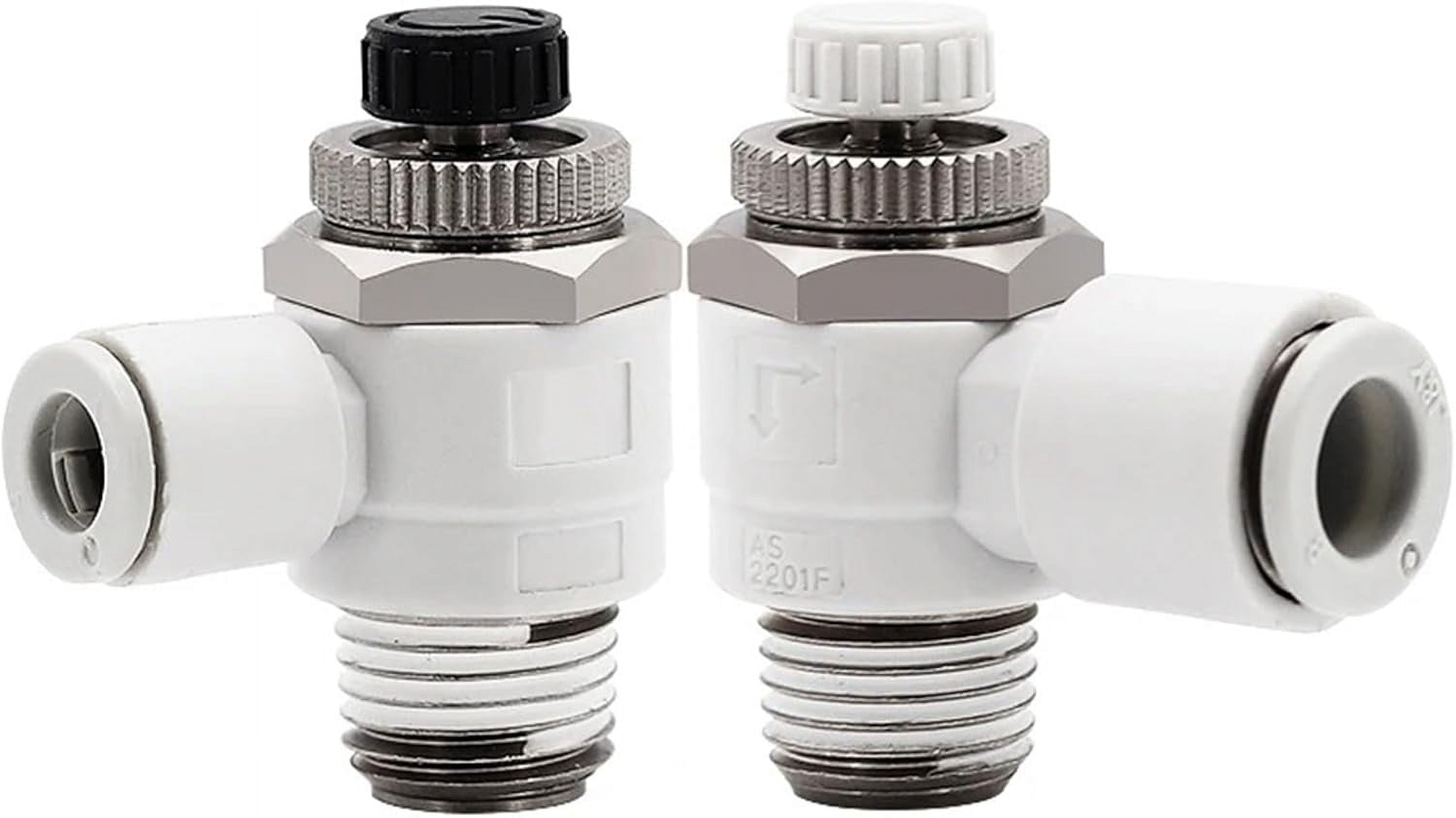 AS1201F/2201F/3201F-M5/01/02-04A/06A Cylinder Throttle Speed Control Valve Pneumatic Connector ...