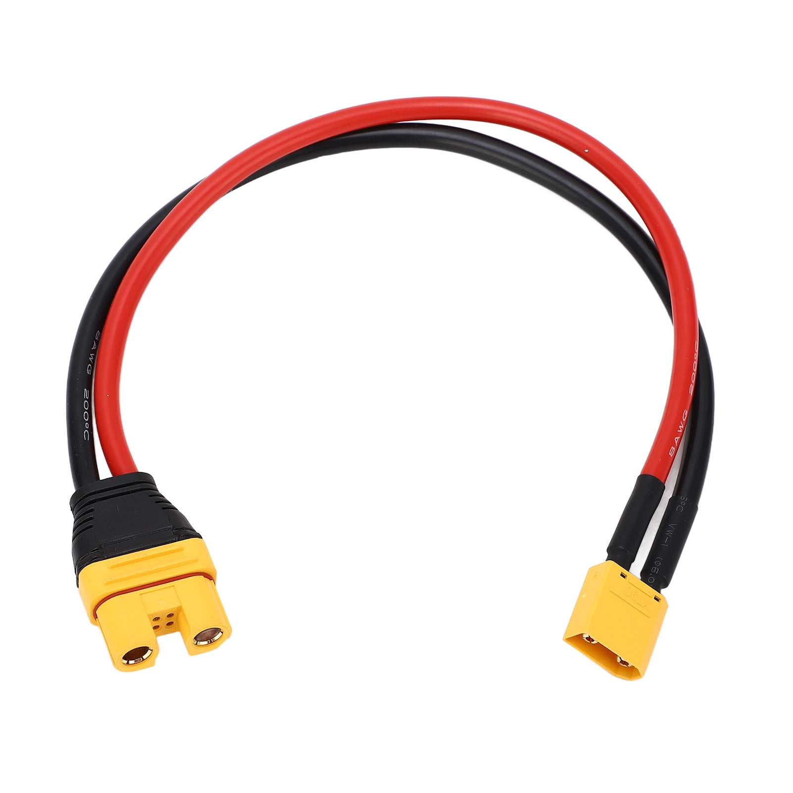 AS150U Female to XT90 Male Adapter 8AWG Silicone Wire Connect Convert ...