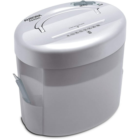 AS420C Desktop-Style Cross-Cut Paper Shredder, 4-Sheet Crosscut Desktop ...