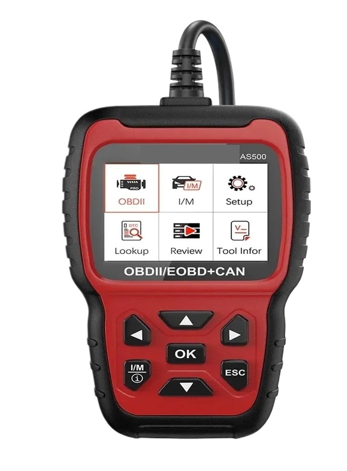 AS500 OBD2 Scanner Engine Code Reader OBD Auto Diagnose Car Diagnostics ...