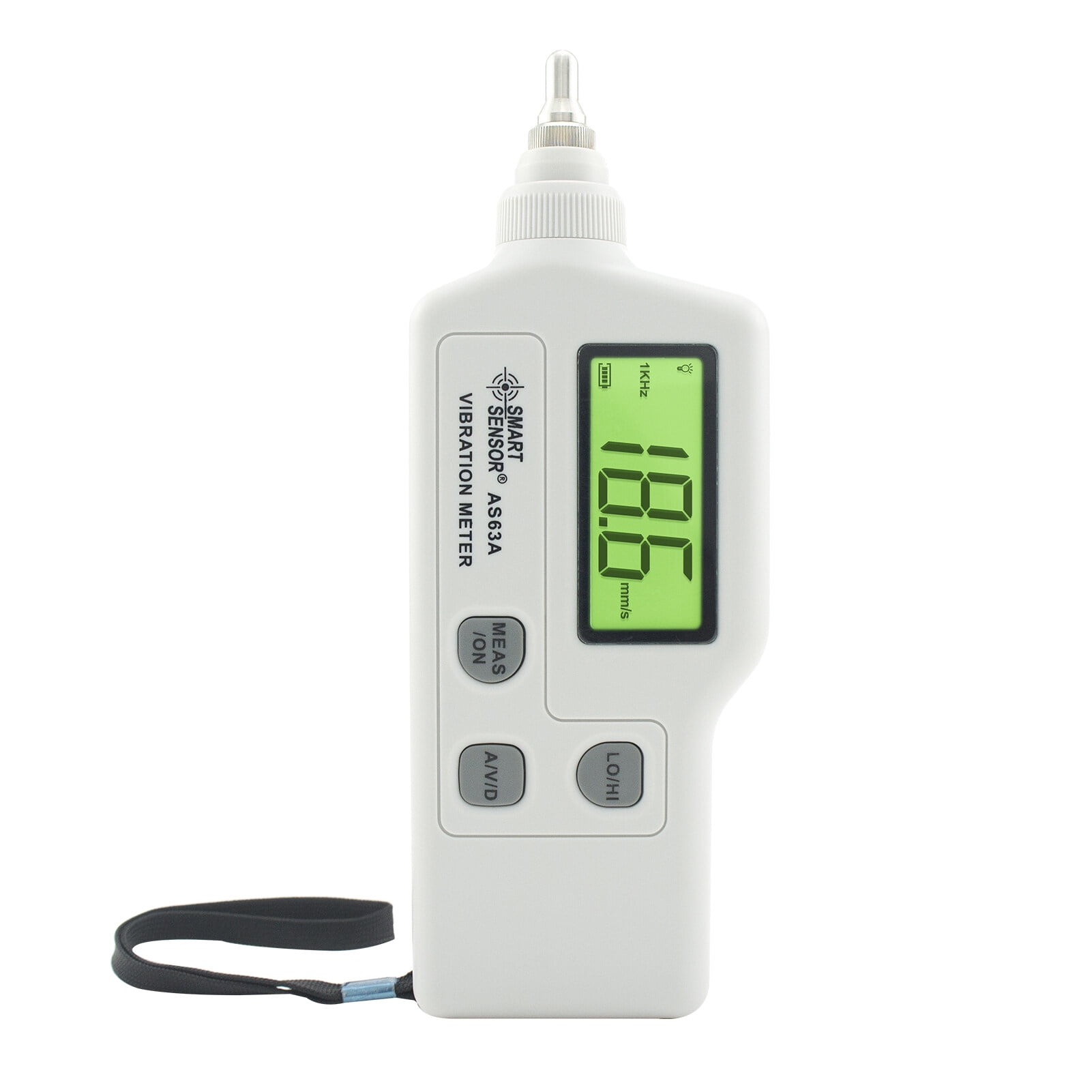 AS63A Digital Vibration Meter with LCD Screen Vibration Analyzer Tester ...
