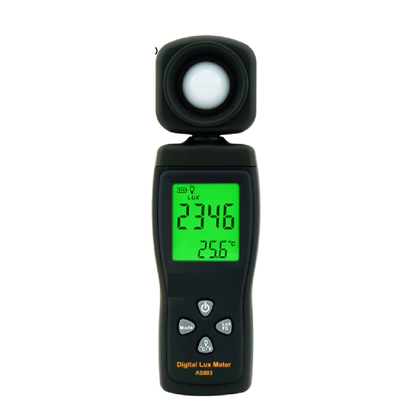 AS803 Digital Lux Meter Luminance Tester, Light Meter 1-200000 Lux ...