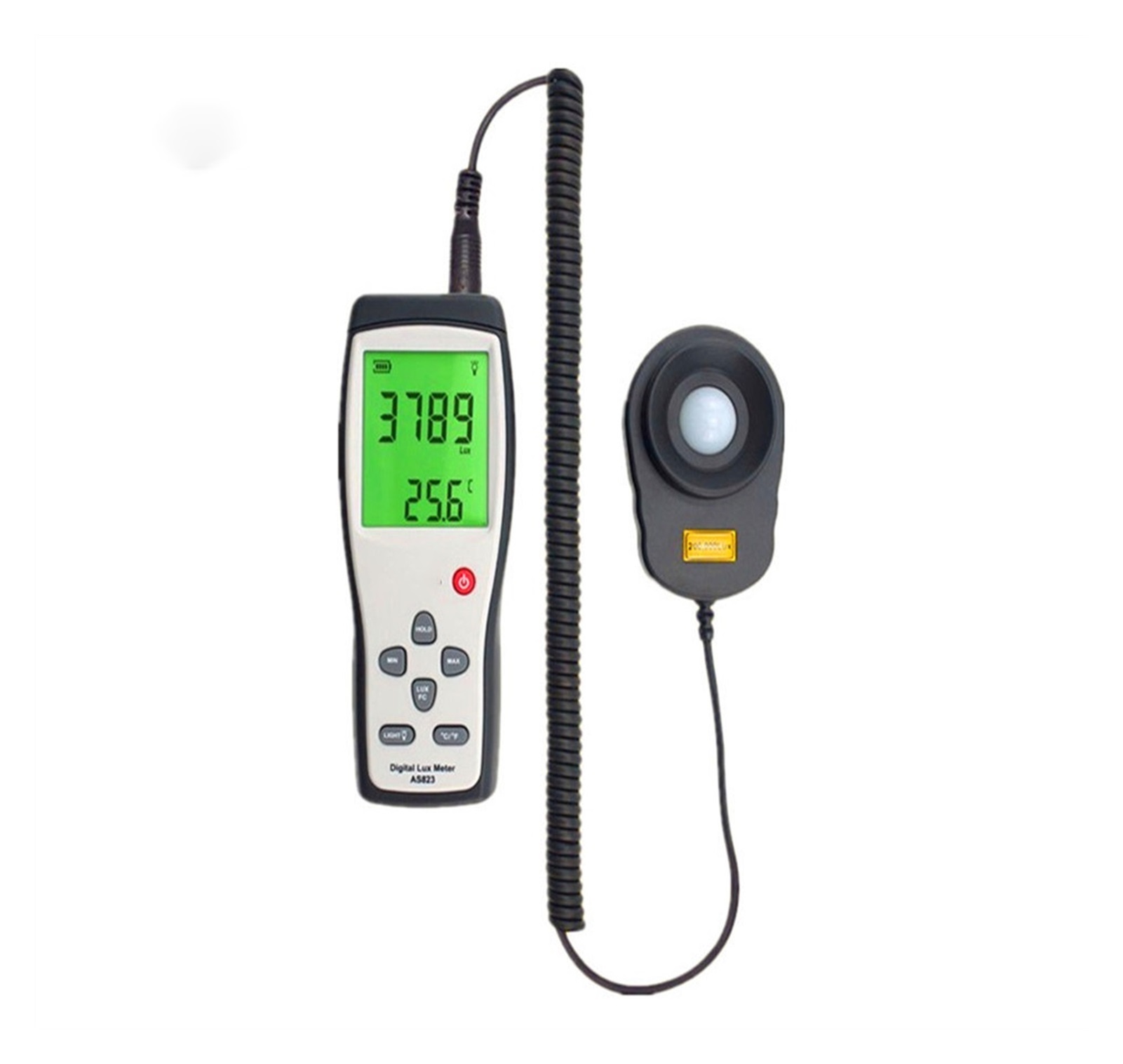 AS823 Digital Illuminance Meter Lux Meter Light Spectrum Meter ...