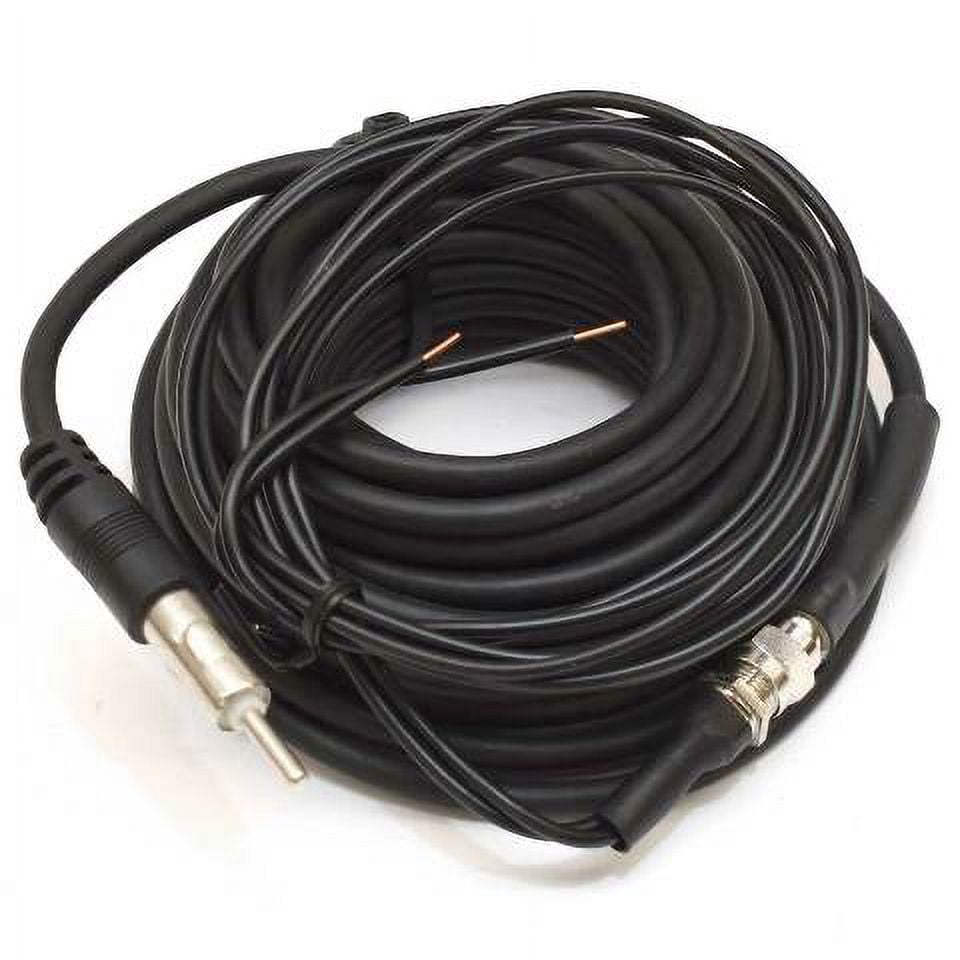 ASA Boat Antenna Extension Cable AN140FXT20 | 20 Foot Black - Walmart.com