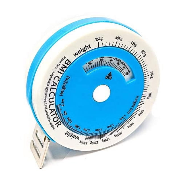 ASA TECHMED BMI Body Mass Index Retractable Tape 150cm Weight Loss Tool ...