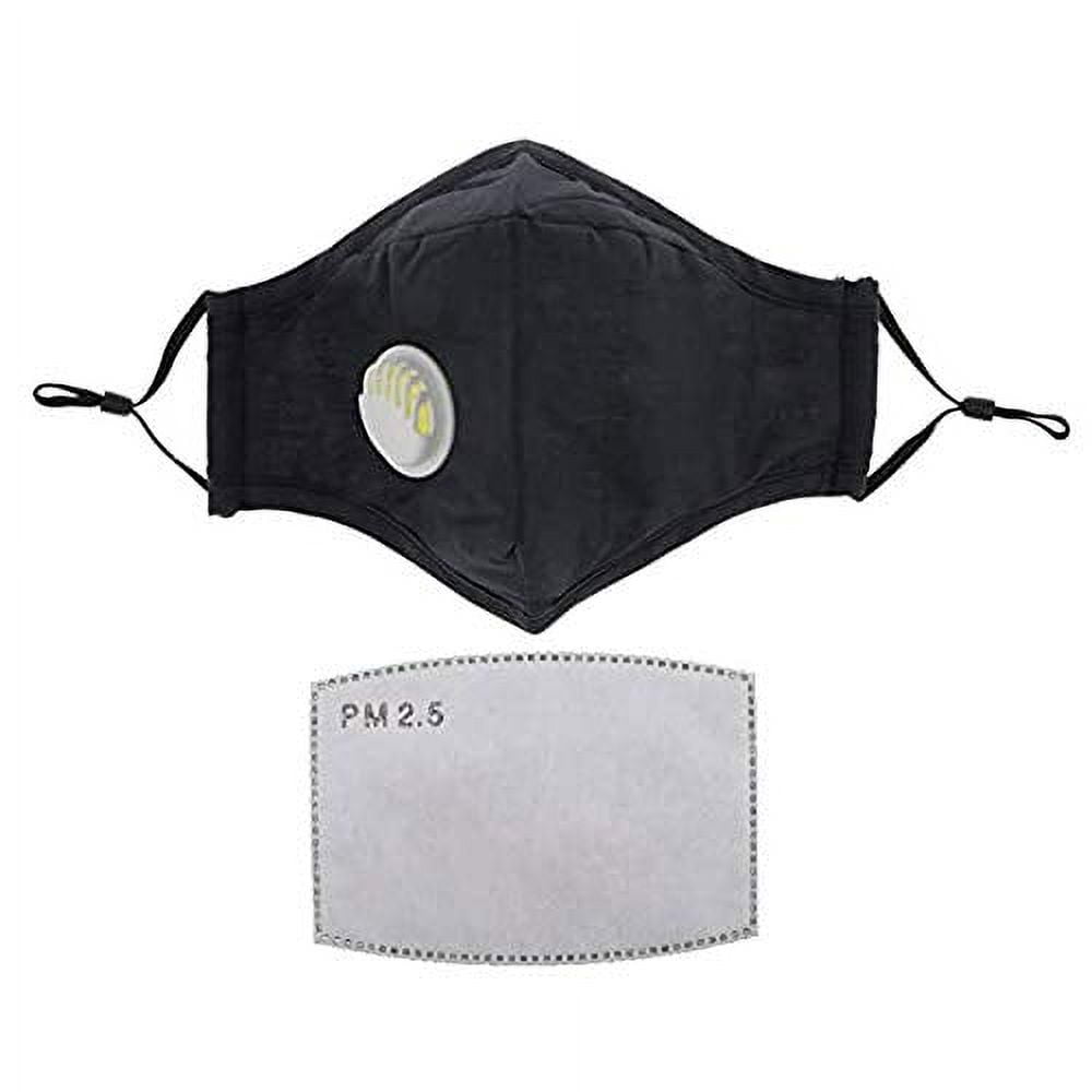 ASA TECHMED Reusable Dual Air Breathing Valve Face Mask Cover with ...