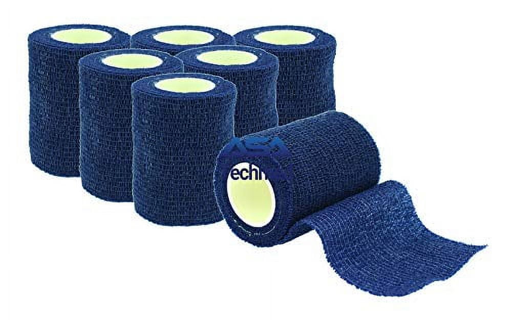 ASA TECHMED Self Adhesive Bandage 3" x 5 yards, 6 pack Purple - Walmart.com