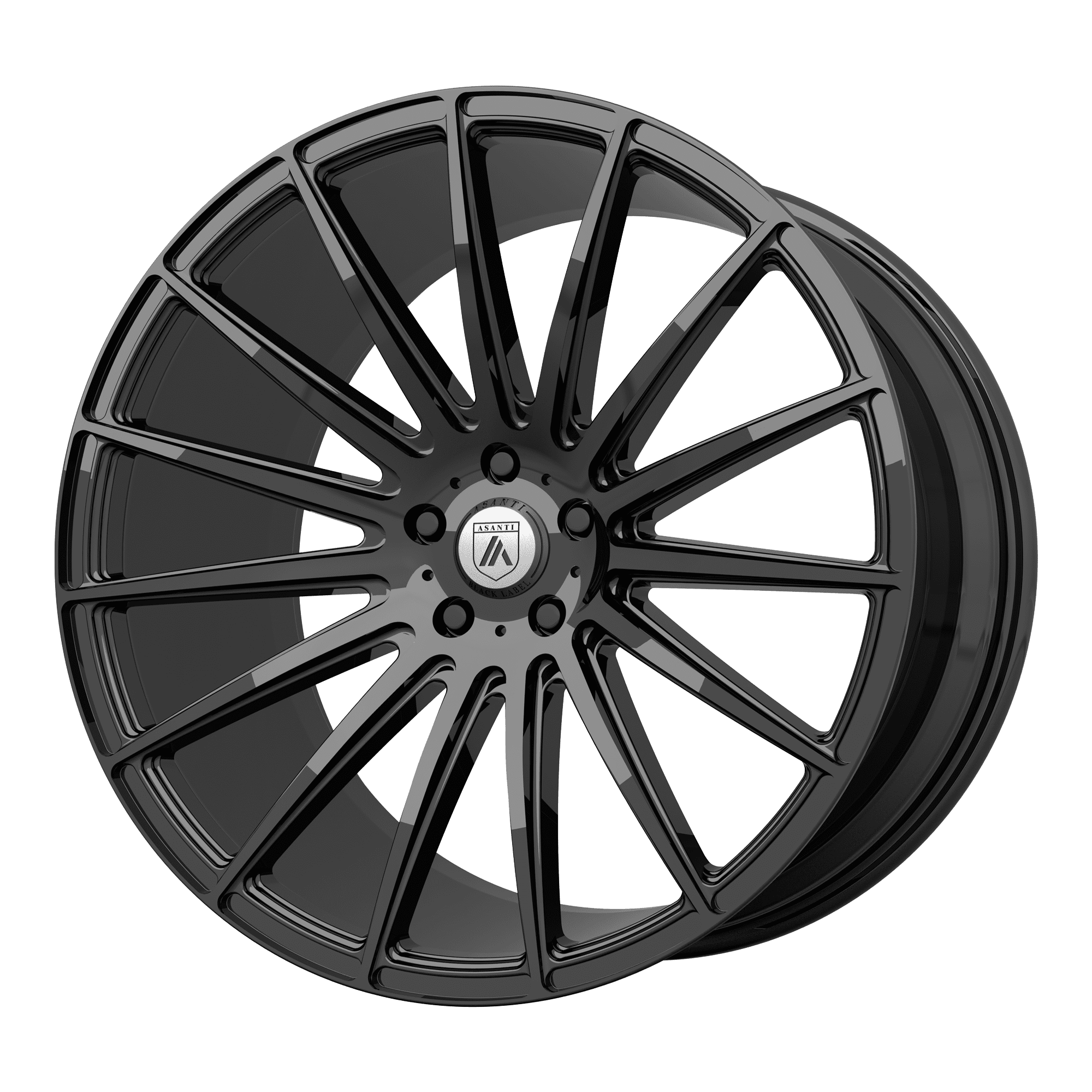 ASANTI ABL-14 POLARIS 19X9.5 45ET 72.6CB GLOSS BLACK WHEEL - Walmart.com