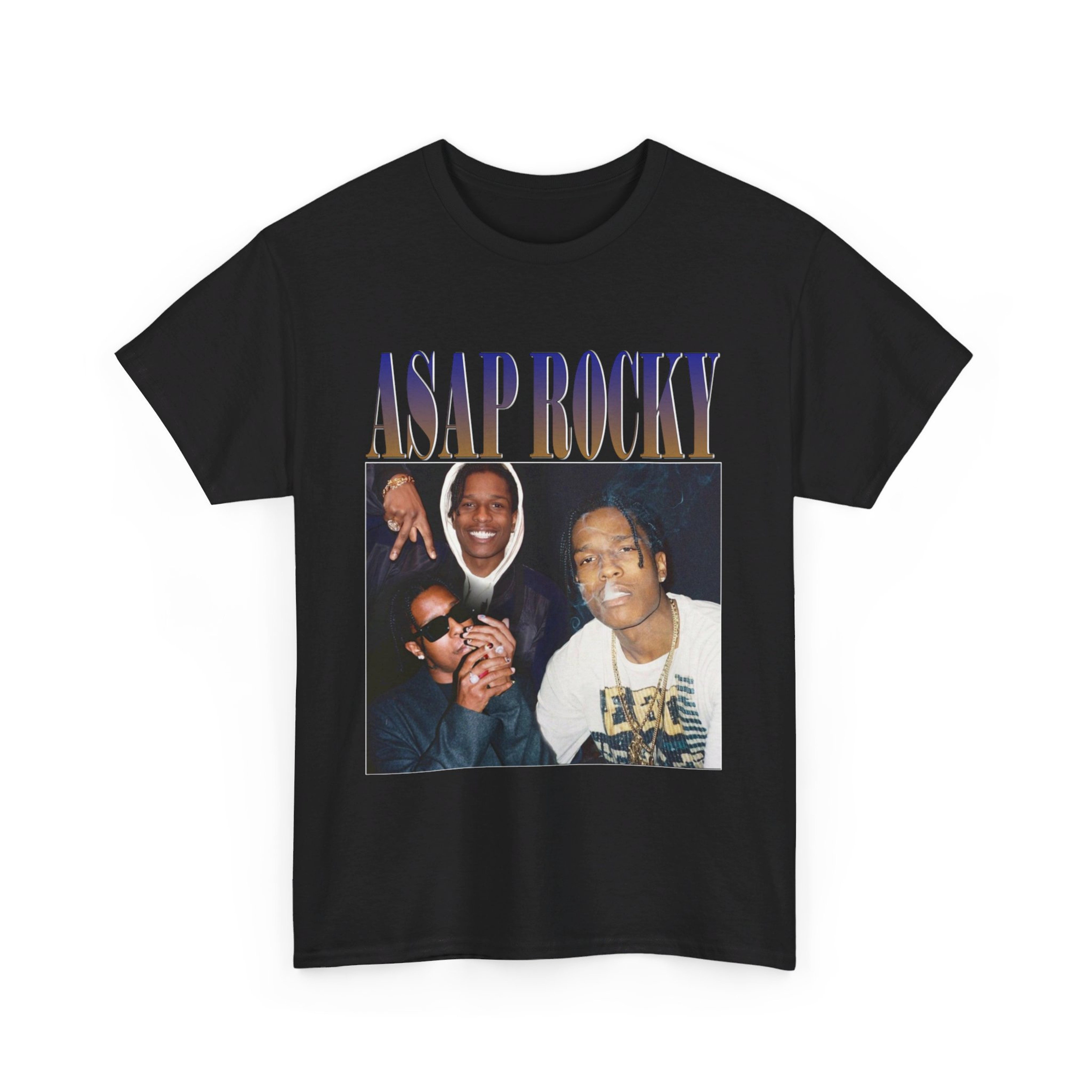 ASAP ROCKY Graphic T-Shirt Unisex Heavy Cotton Tee - Walmart.com