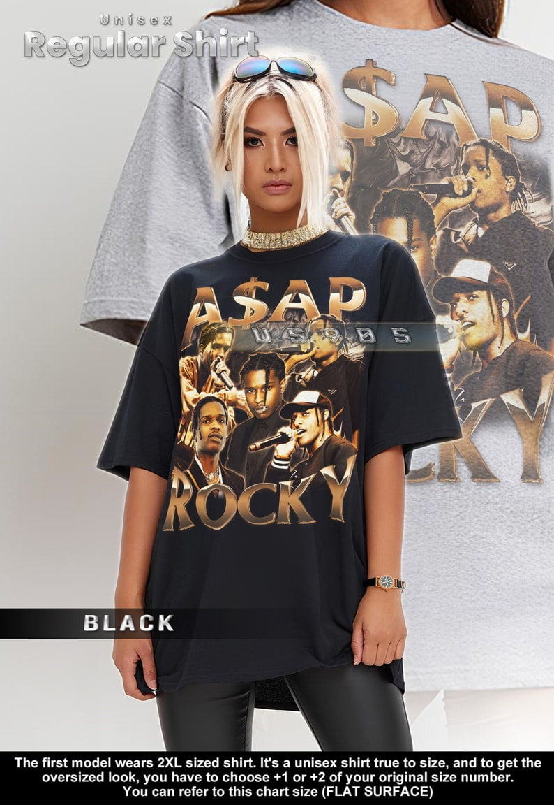 ASAP ROCKY Retro Shirt, ASAP Rocky Vintage Merch, Vintage Asap Rocky ...