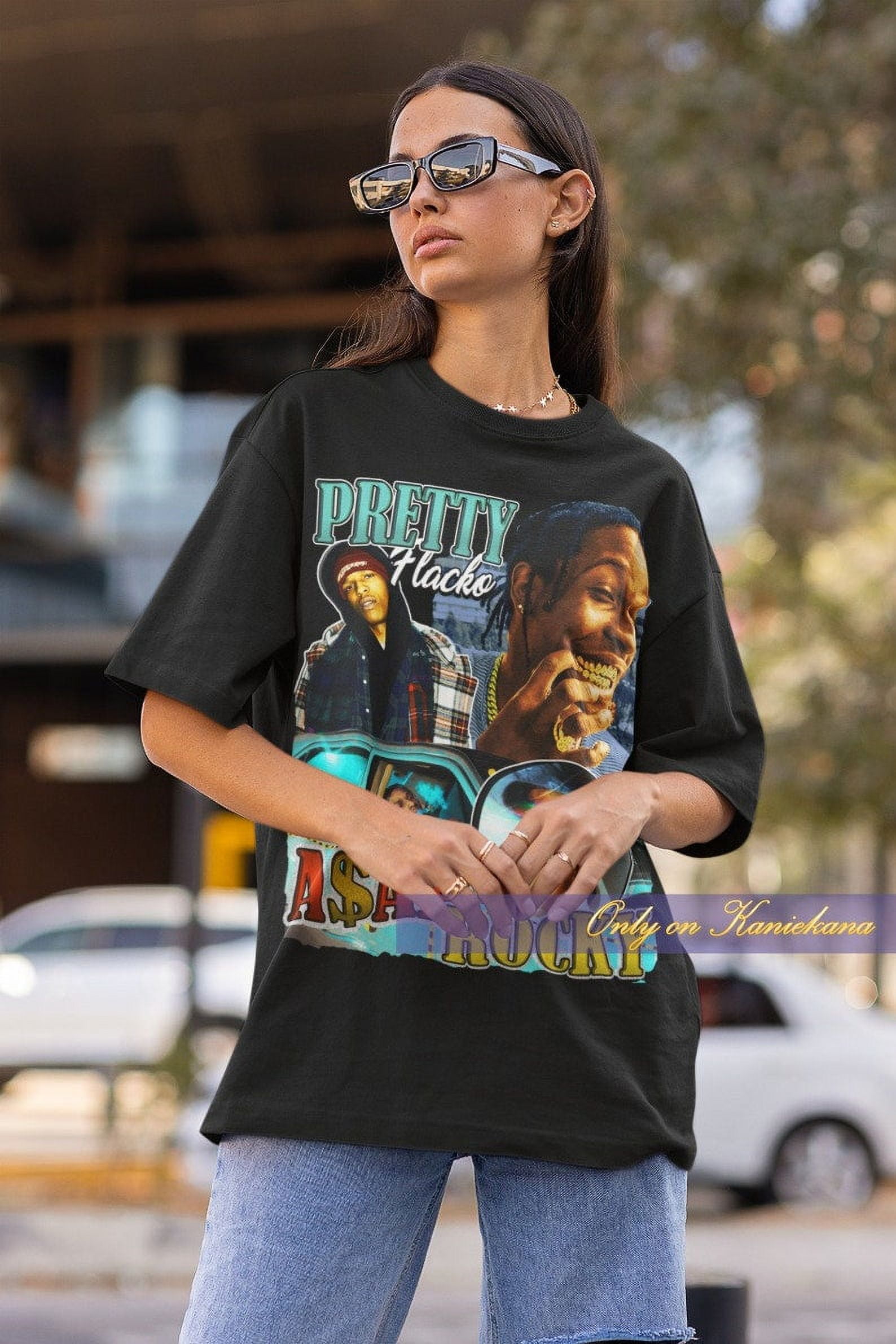ASAP Rocky 90's vintage t-shirt - Walmart.com
