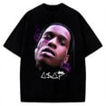 Asap Rocky Asap Yams Tribute Rap Purple Custom Graphic T Shirt