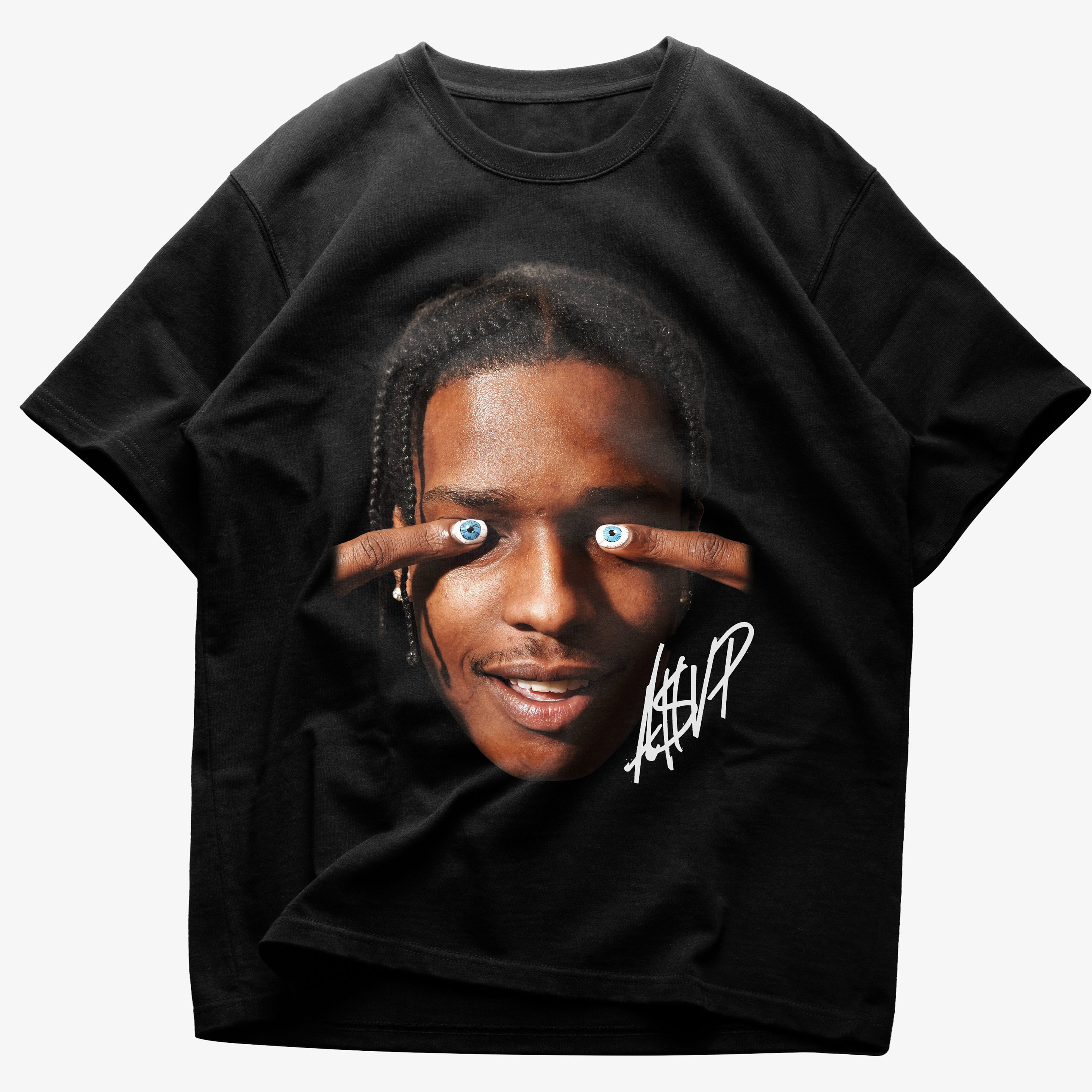 ASAP Rocky Big Face T-shirt, Graphic Tee, Asap Rocky Merch, Rap Shirt ...