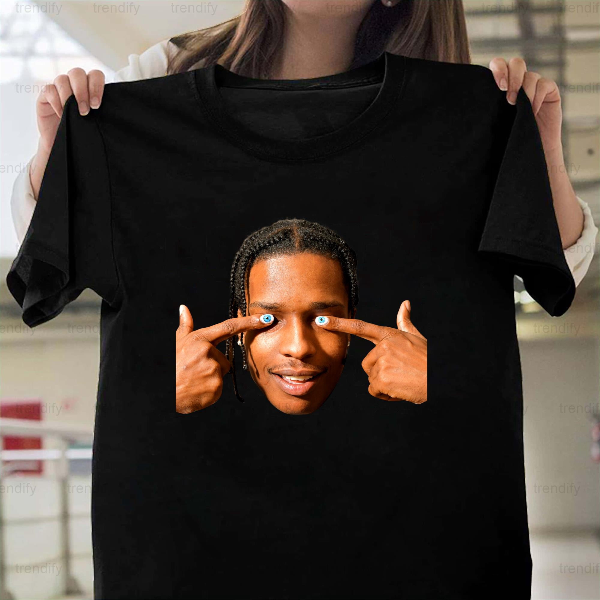 ASAP Rocky Big Head Vintage Streetwear Hip Hop Bootleg Music Rap Tee T ...