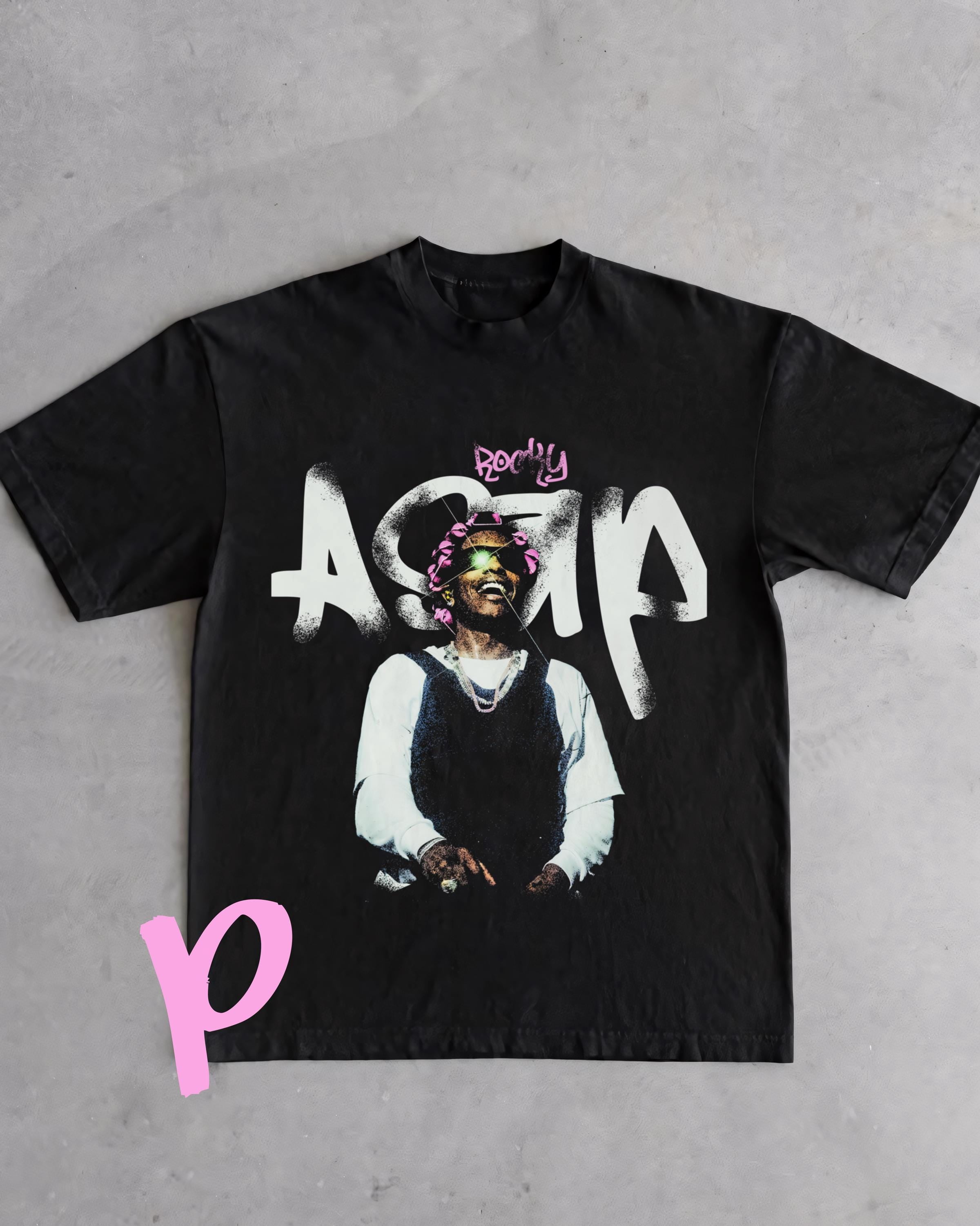 ASAP Rocky Graphic Tee, Unisex Rap Concert T-Shirt - Walmart.com