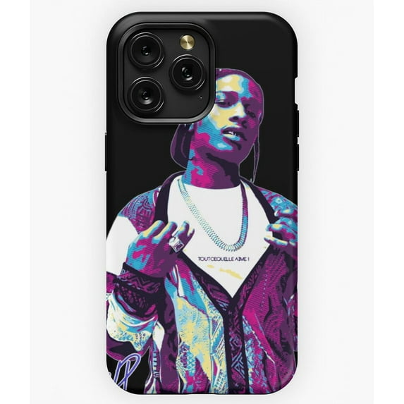 ASAP Rocky Retro Rapper Art M2399 Phone Case for iPhone 17 16 15 14 13 ...