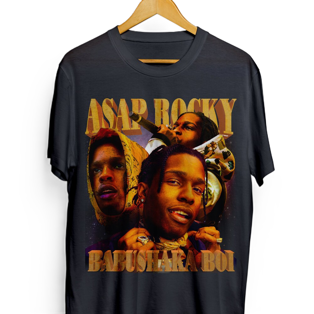 ASAP Rocky Shirt Throwback Tee, T-shirt | Rap tee, Streetwear, vintage ...