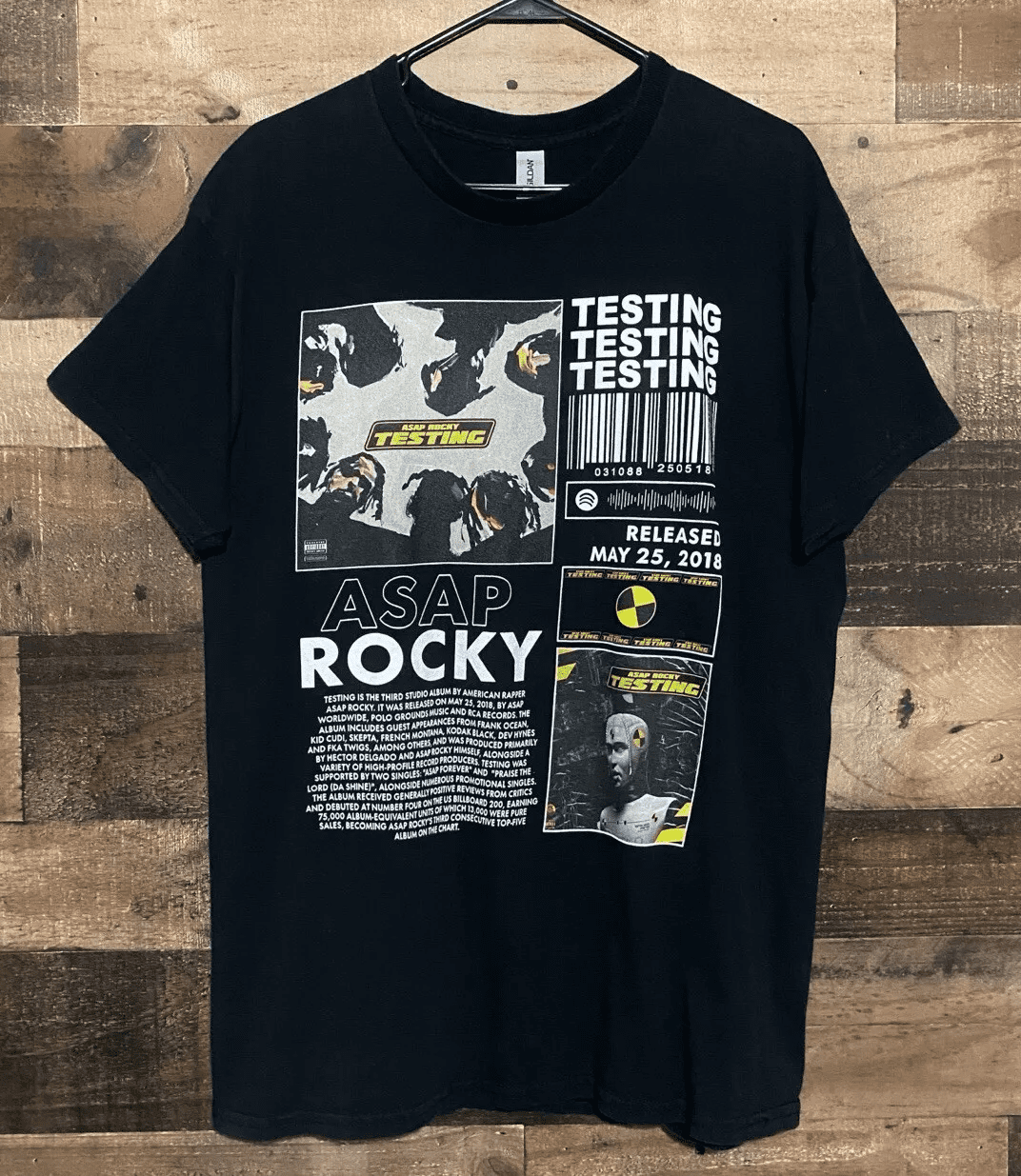 ASAP Rocky Testing Album Release T-Shirt - Walmart.com