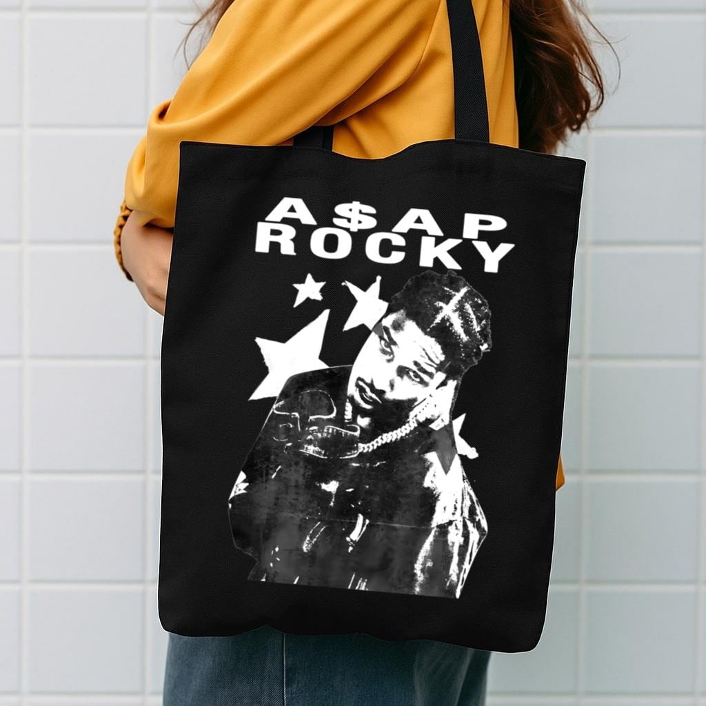 ASAP Rocky Vintage Music Merch Tote Bag, for men & women, up to ...