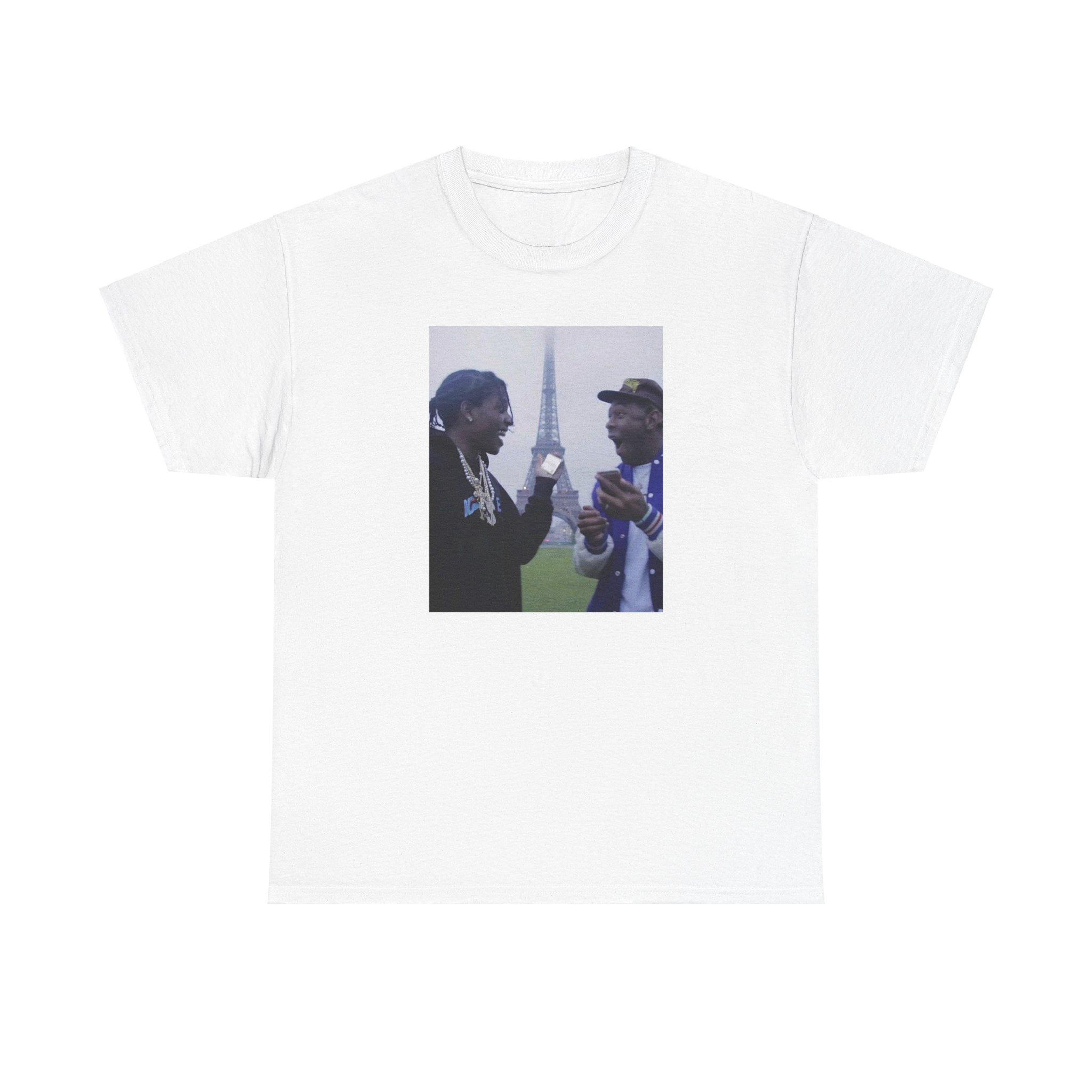 ASAP Rocky x Tyler the Creator Eiffel Tower Graphic T-Shirt, Vintage ...