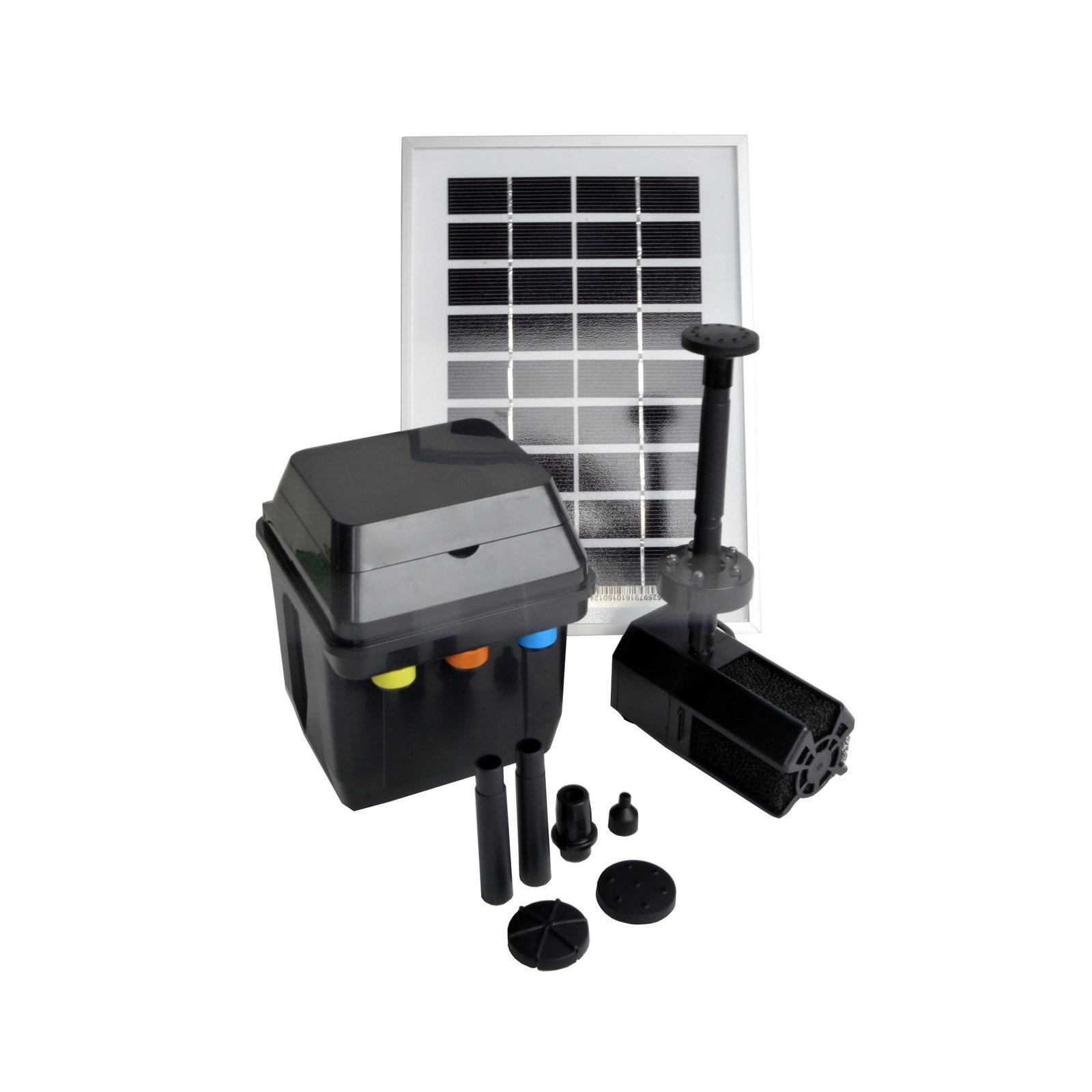 ASC 3 Watts Solar Powered Water Pump with Premium Battery/Timer Control ...