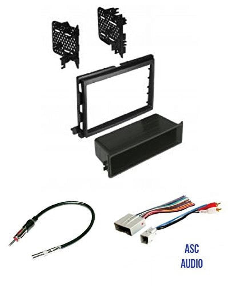 ASC Audio Car Stereo Radio Install Dash Kit, Wire Harness, and Antenna ...