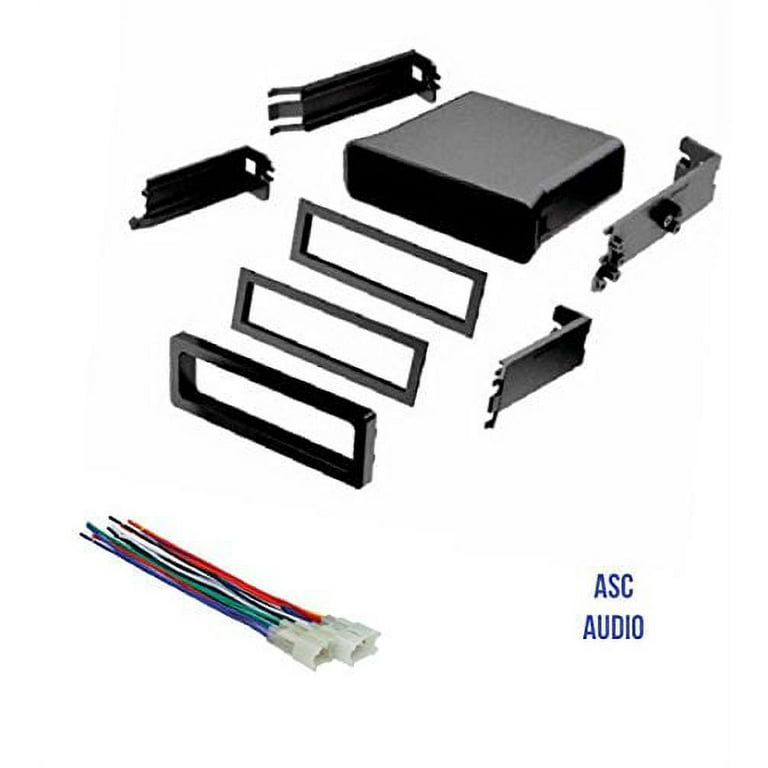 ASC Car Stereo Dash Install Pocket Kit and Wire Harness for Installing a Single Din Radio for some 1987 2004 Toyota Camry Corolla 4 Runner Tacoma Truck etc. See Compatible Vehicles below. Walmart