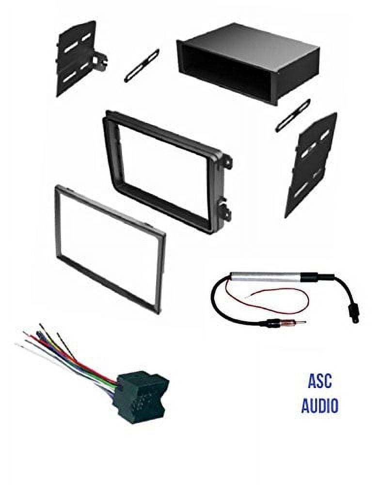 ASC Audio Car Stereo Dash Kit, Wire Harness, Antenna Adapter for VW ...