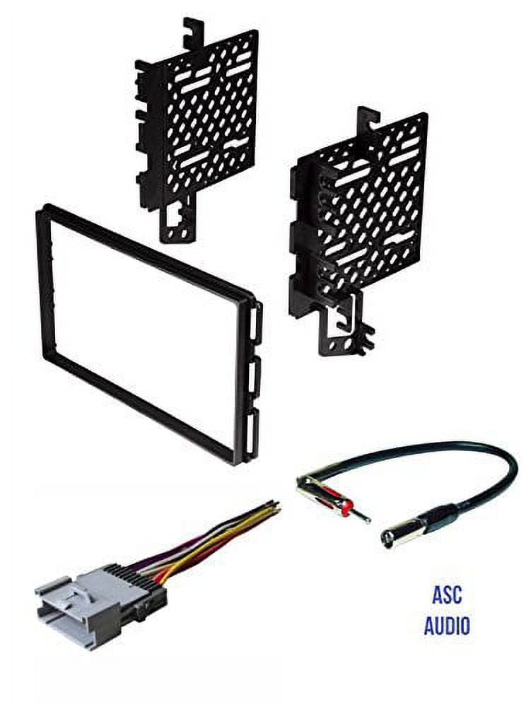 ASC Car Stereo Radio Install Dash Kit, Wire Harness, and Antenna ...
