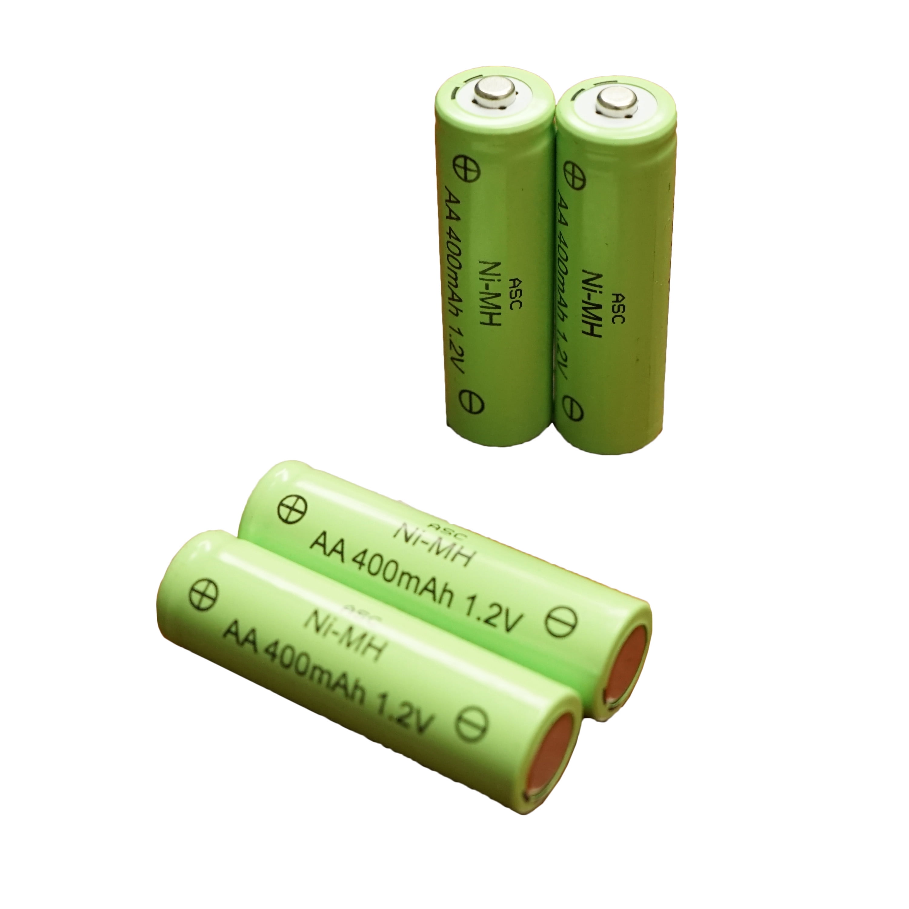 ASC Solar Light AA Ni-MH 600mAh Rechargable Batteries (Pack of 12 ...