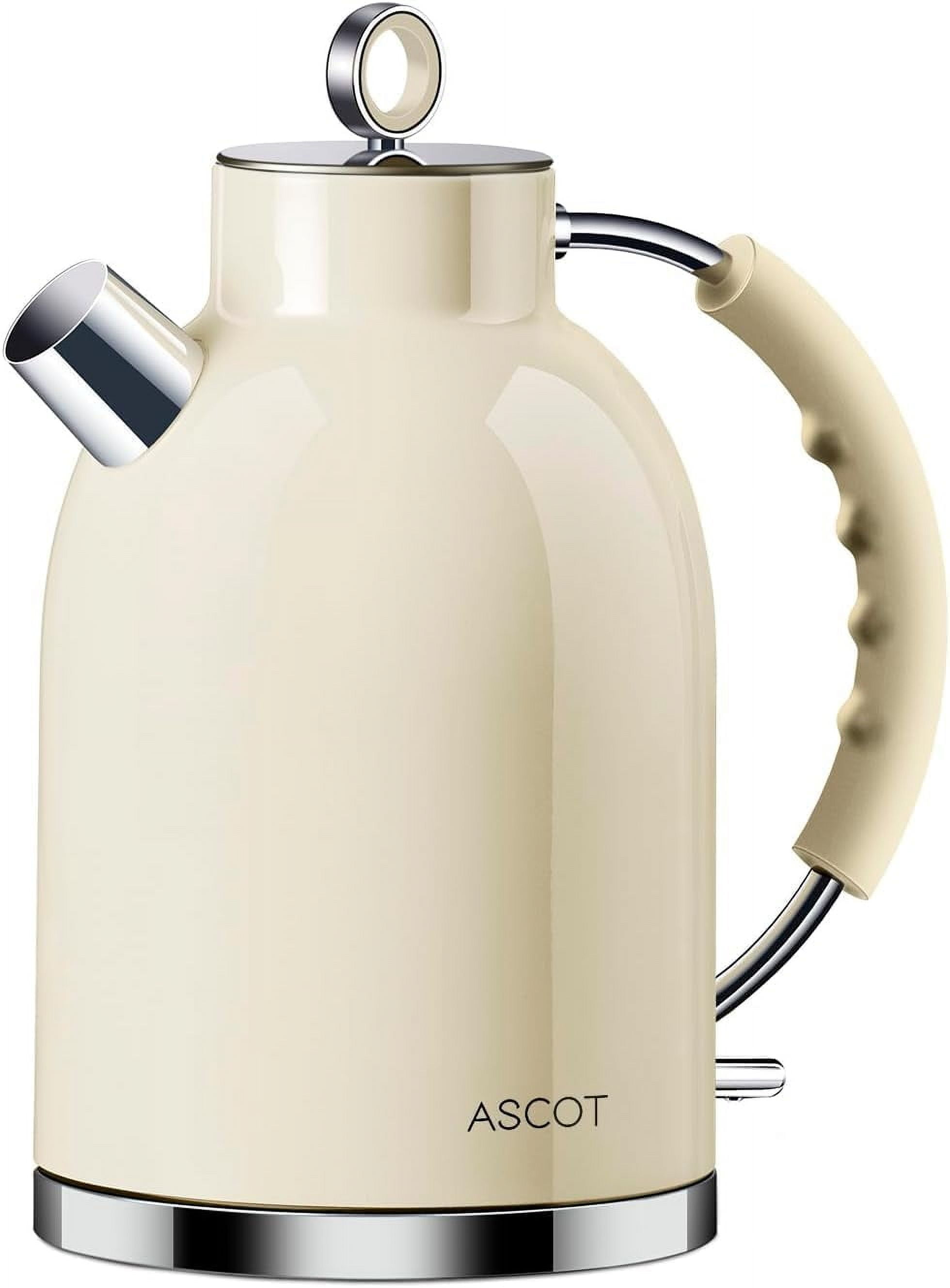 ASCOT Electric Kettle, Stainless Steel Electric Tea Kettle Gifts for ...